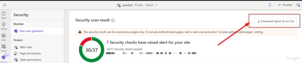 Power Pages Portal Security Scan Feature in Dynamics 365 - Microsoft ...