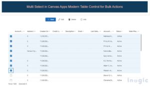 Multi Select in Table Control for Bulk Actions within Power Apps - Microsoft Dynamics 365 CRM ...