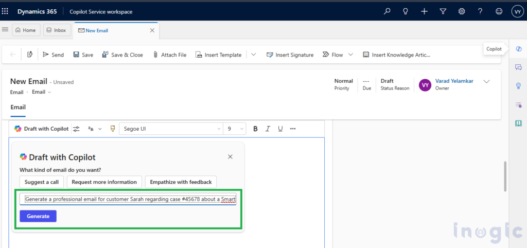 Generate Smart Inline Email Drafts with Copilot in Seconds - Microsoft ...