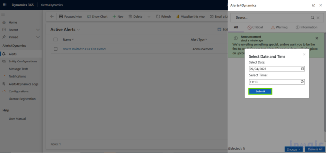 Never Miss an Important CRM Alert Again: Introducing Snooze in Dynamics ...