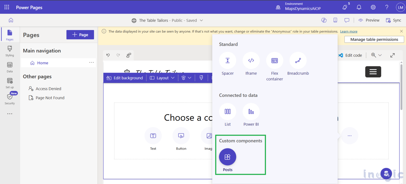 How to Create Reusable Custom Component using Web Template in Power Pages - Microsoft Dynamics ...