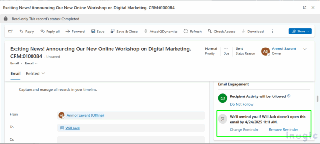 Unlock Deeper Customer Connections and interactions with Dynamics 365 Email Engagement ...