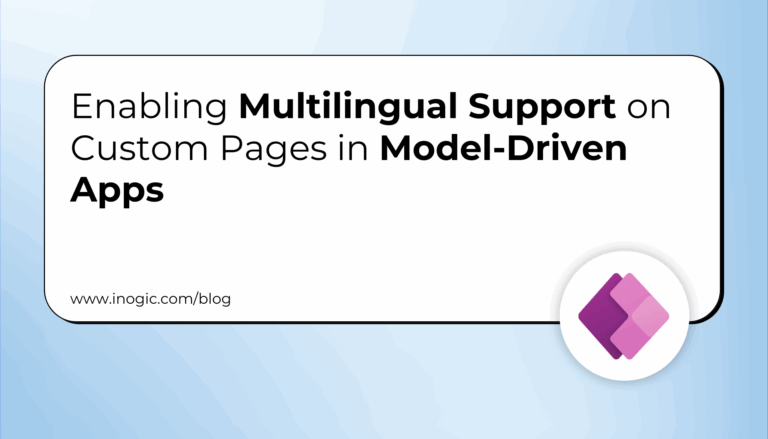 Enabling Multilingual Support On Custom Pages In Model Driven Apps Power Community