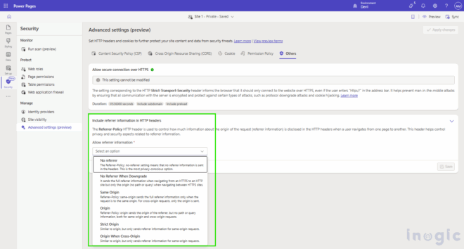 Understanding Advanced Settings in Power Pages (Preview) - Microsoft ...