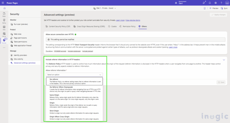 Understanding Advanced Settings in Power Pages (Preview) - Microsoft ...