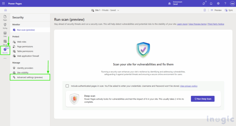 Understanding Advanced Settings in Power Pages (Preview) - Microsoft ...
