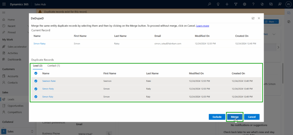 Manage Duplicate Dynamics 365 CRM Data