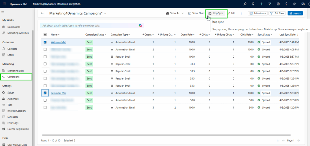 How to Track Mailchimp Customer Journey Email Insights in Dynamics 365 CRM? - Microsoft Dynamics ...