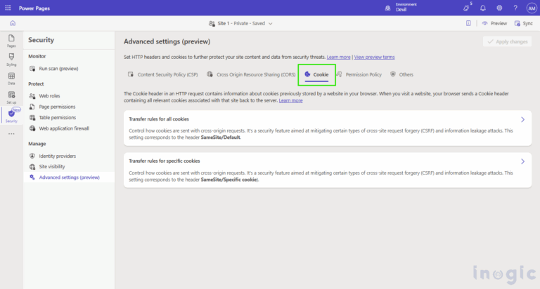 Understanding Advanced Settings in Power Pages (Preview) - Microsoft ...