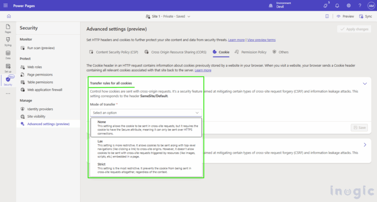 Understanding Advanced Settings in Power Pages (Preview) - Power Community
