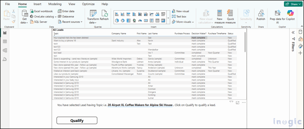 Building Translytical Flows in Power BI Reports - Microsoft Dynamics ...