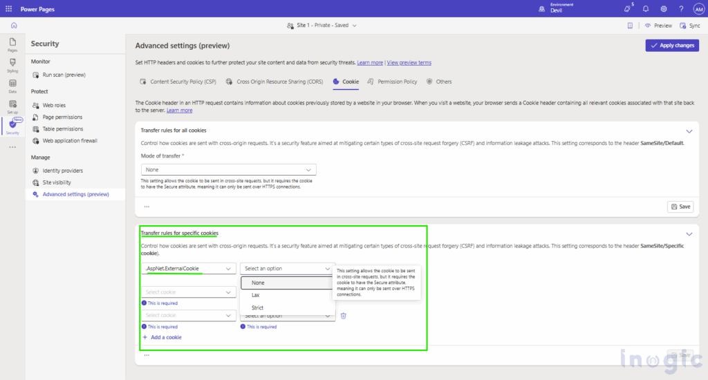 Understanding Advanced Settings in Power Pages (Preview) - Microsoft ...