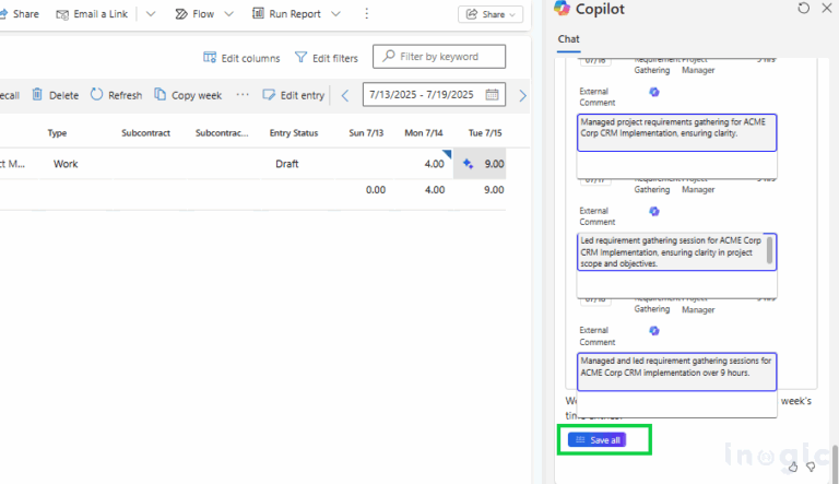 From Tedious to Effortless: How Copilot Transforms Time Entry in Dynamics 365 Project Operations ...