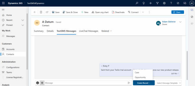 How to Integrate SMS with Microsoft Dynamics 365 CRM: Step-by-Step ...