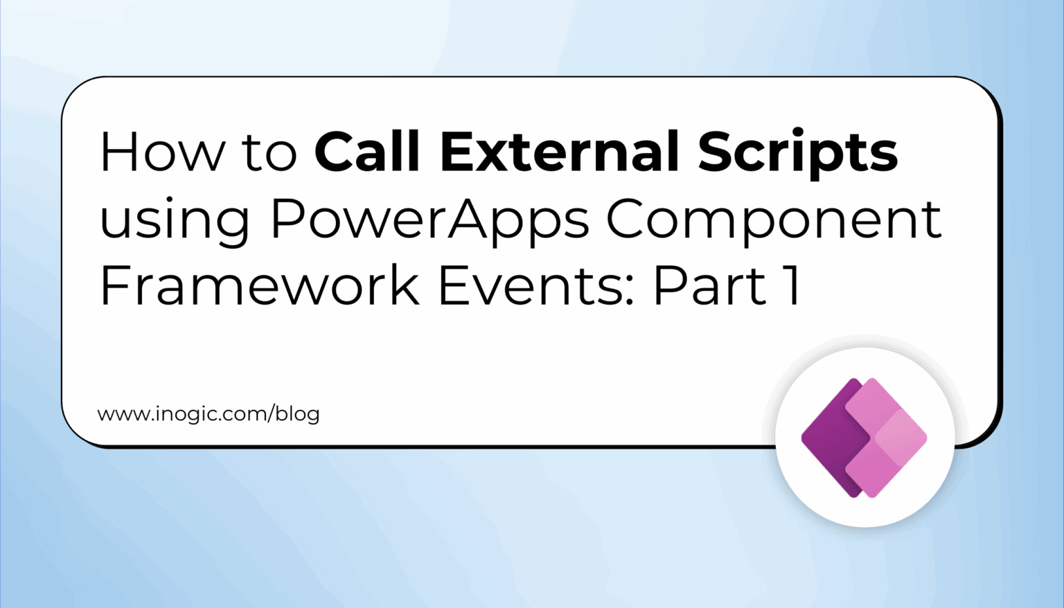 How to Call External Scripts using PowerApps Component Framework Events: Part 1 - Microsoft ...