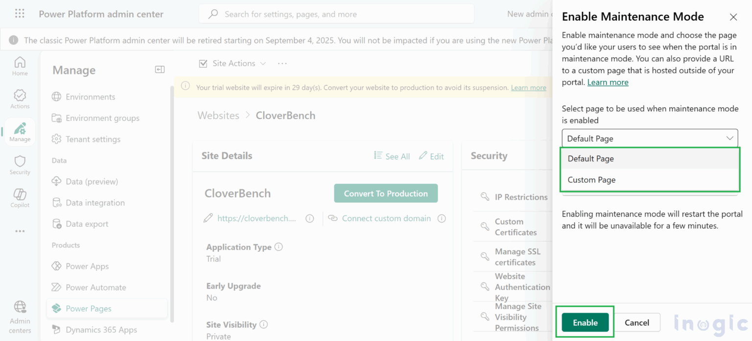 How to Use Maintenance Mode to Control Your Power Pages Site: Step-by ...