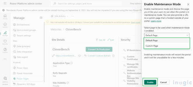 How to Use Maintenance Mode to Control Your Power Pages Site: Step-by ...