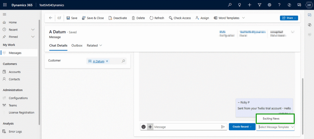 How to Integrate Text SMS with Dynamics 365 CRM: A Complete 2025 Guide - Microsoft Dynamics 365 ...