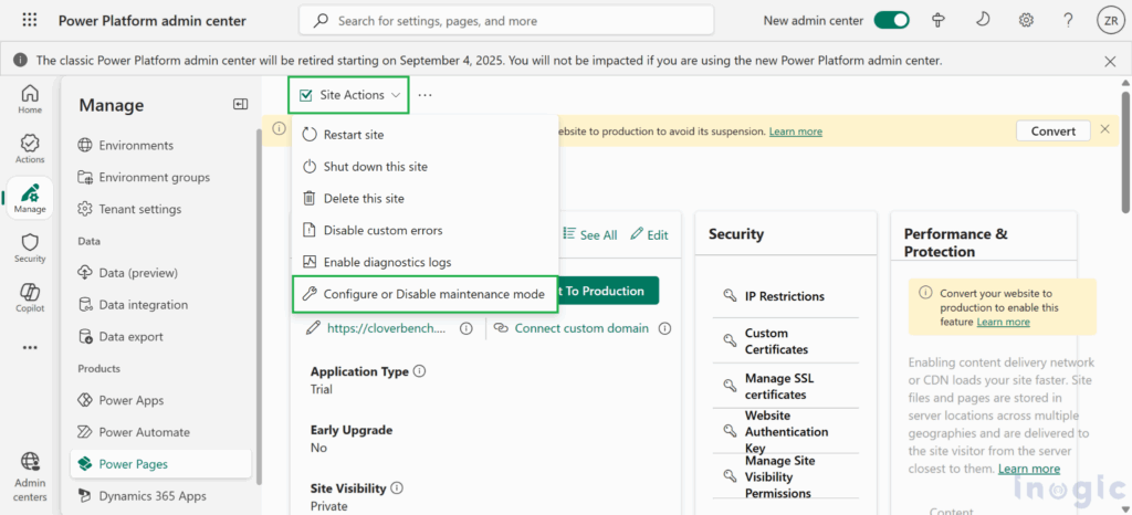 How to Use Maintenance Mode to Control Your Power Pages Site: Step-by ...