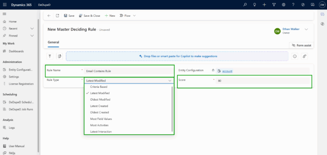 Merge Duplicate CRM Records Using AI in Dynamics 365