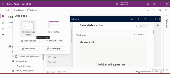 How to Use “Describe a Page” in Power Apps: Create Model-Driven Pages ...