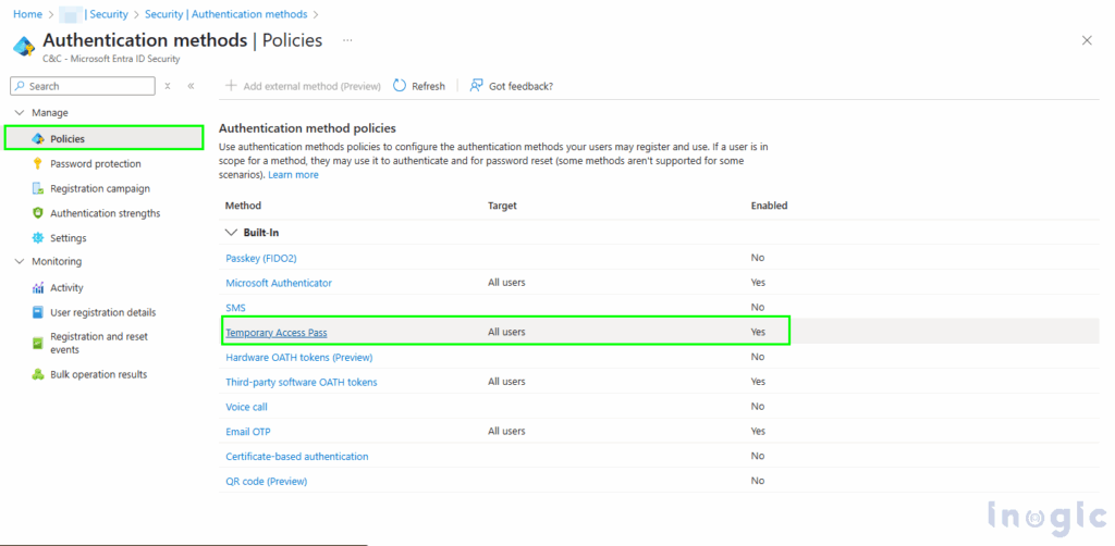 Enhancing Secure Sign-Ins with Temporary Access Pass in Azure Active ...