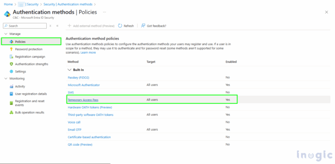 Enhancing Secure Sign-Ins with Temporary Access Pass in Azure Active ...