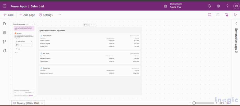 How to Use “Describe a Page” in Power Apps: Create Model-Driven Pages ...