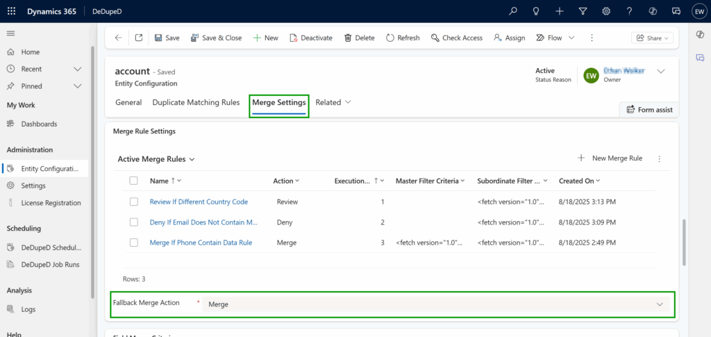 Merge Duplicate CRM Records Using AI in Dynamics 365
