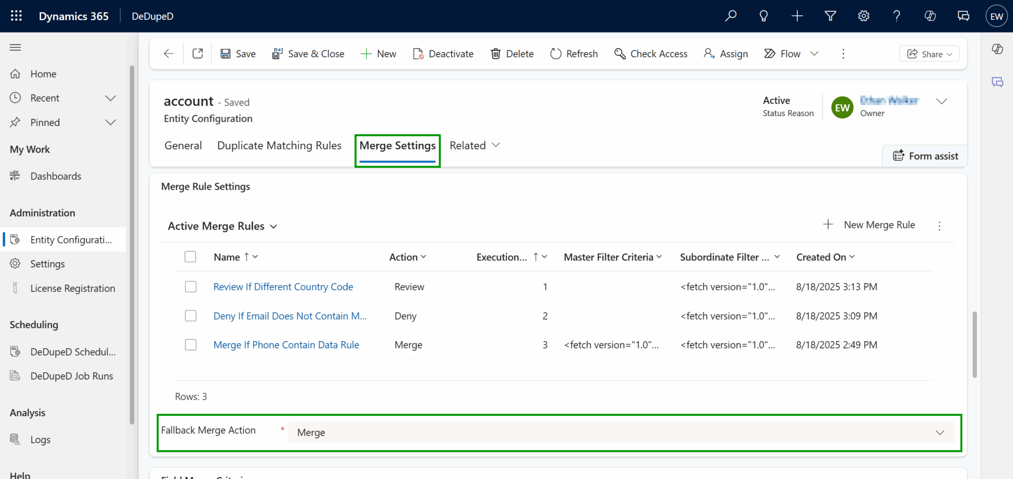 Merge Duplicate CRM Records Using AI in Dynamics 365