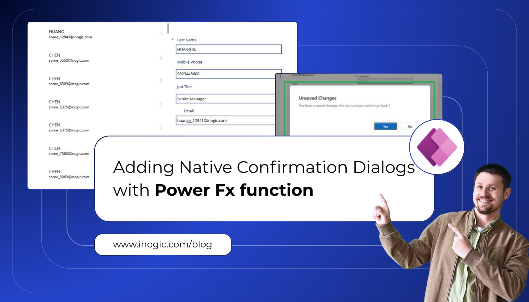 Adding Native Confirmation Dialogs with Power Fx function - Microsoft ...
