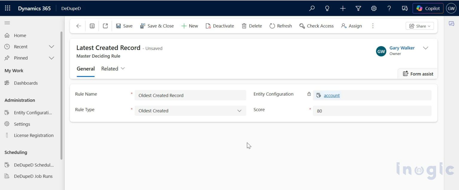 Merge Duplicate Dynamics 365 Records with DeDupeD