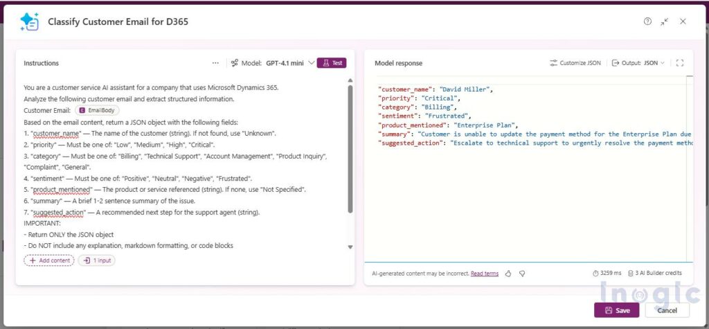 How to Use JSON Output in AI Builder Prompts for Structured Automation ...