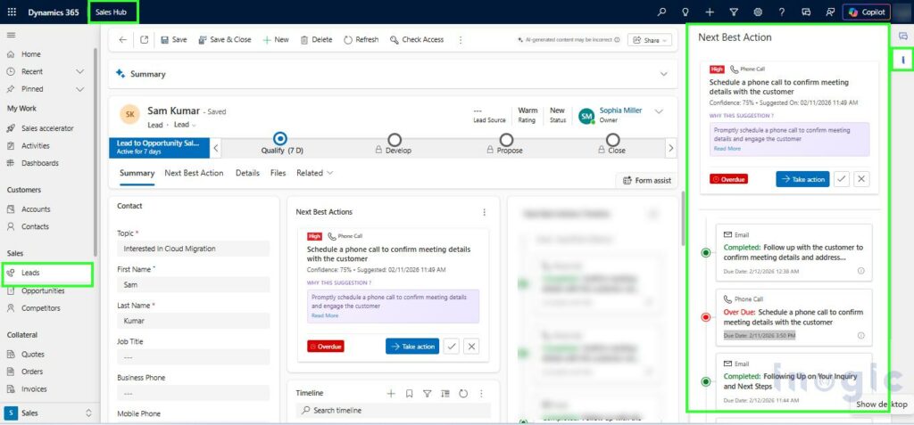Introducing Next Best Action: AI-Powered Recommendations for Microsoft ...