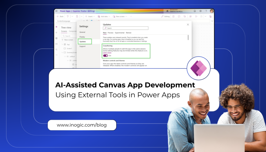 AI-Assisted Canvas App Development Using External Tools in Power Apps