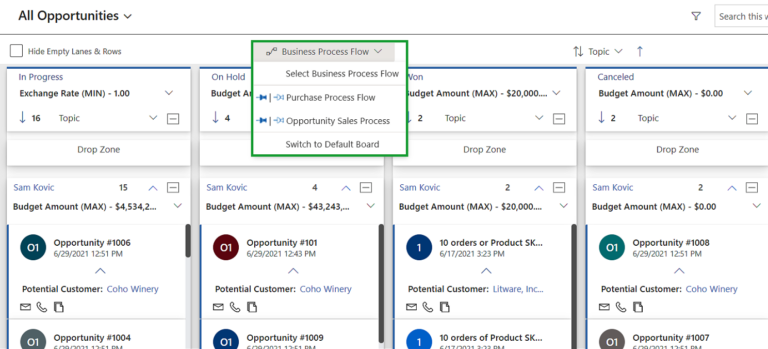 Kanban Board for Dynamics 365 CRM | Kanban View for your CRM