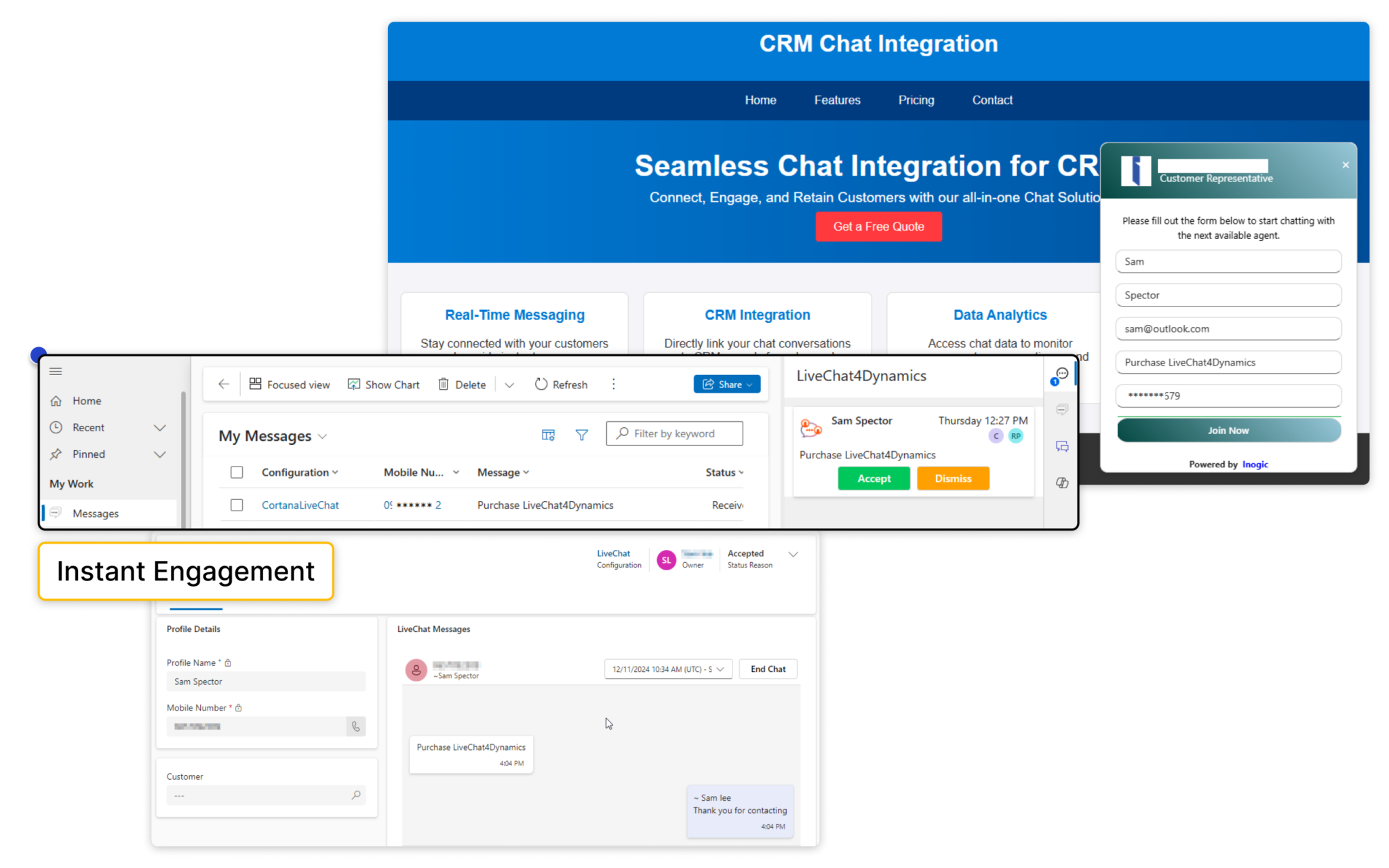 Live Chats Integration Dynamics 365 CRM | LiveChat4Dynamics
