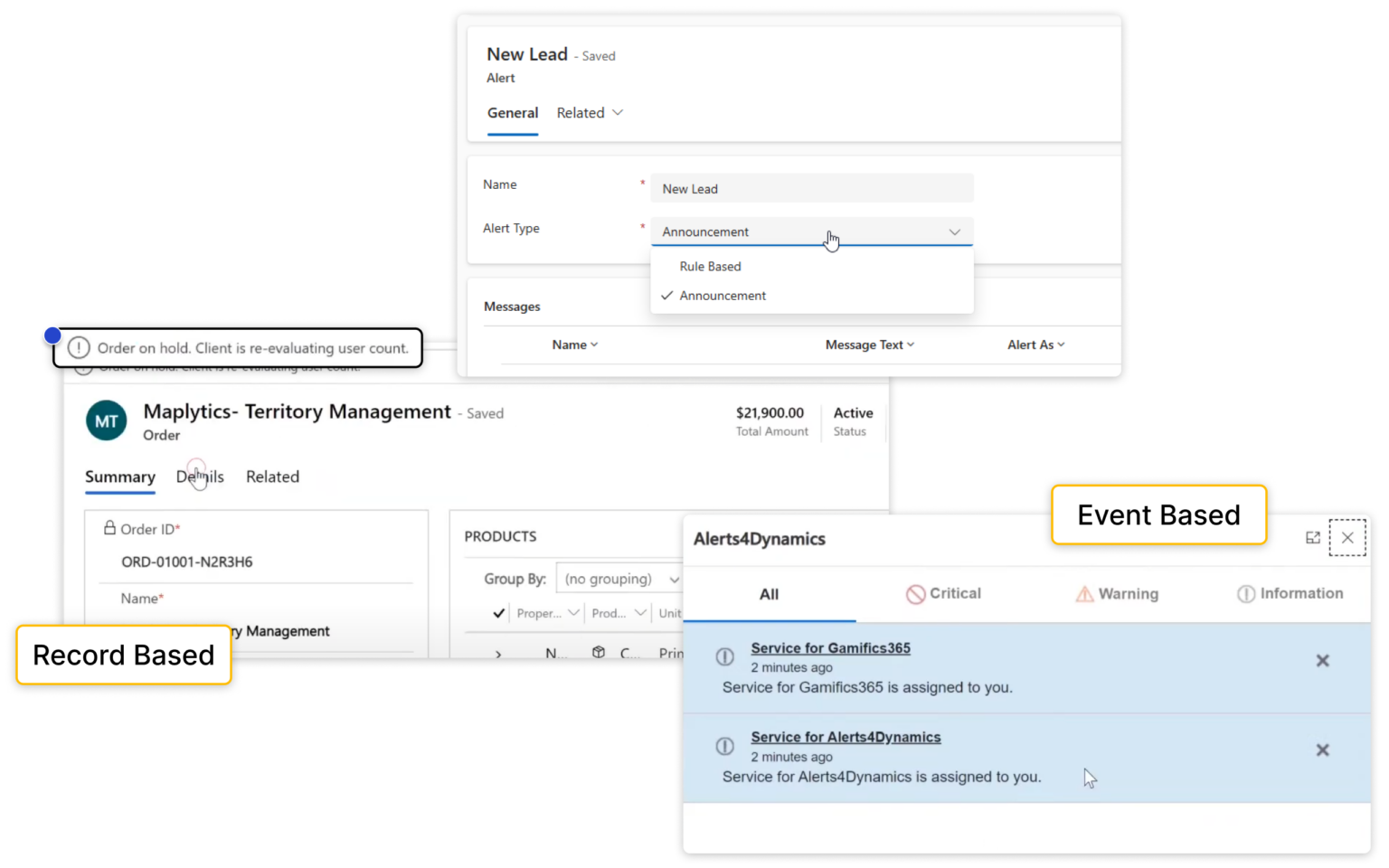 Manage Alerts & Notifications in Dynamics 365 CRM | Alerts4Dynamics