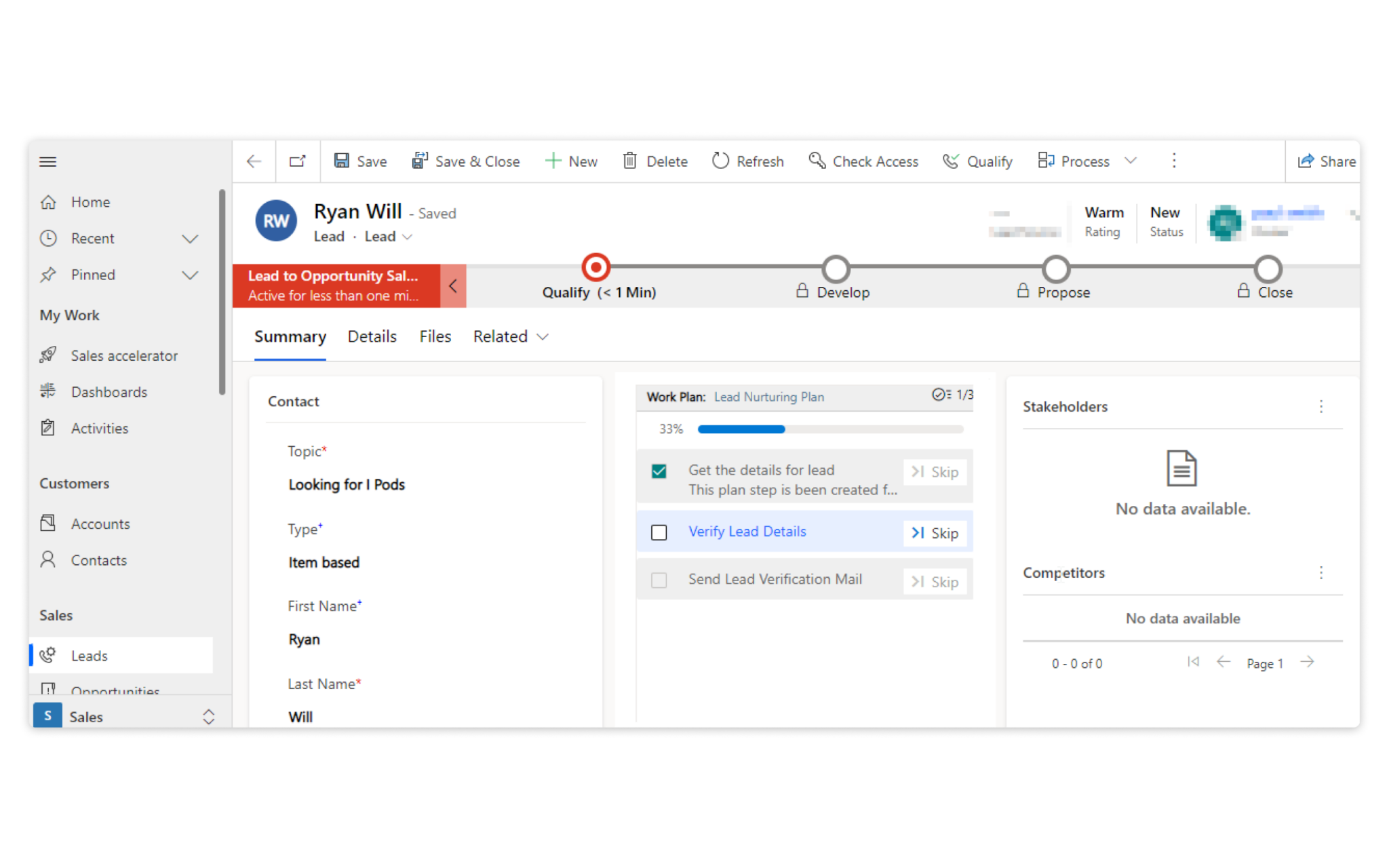 Business Process Dynamics 365 CRM To Do Checklist | Inogic
