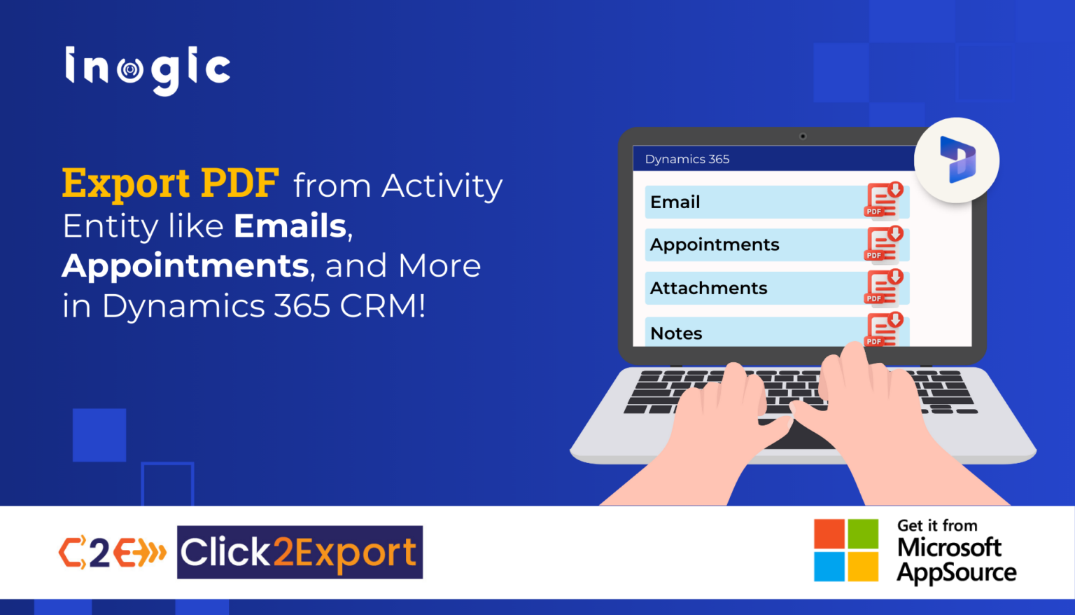 Export Dynamics 365 CRM Report to PDF, Word, and more | Inogic